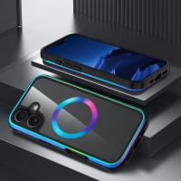 China Laudtec Magnetic Wireless Charging Colored TPU+PC Mobile Phone Cover for iPhone 17 for iPhone 17 Pro Max for sale