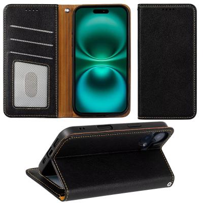 China For Laudtec Leather Wallet Phone Case for iPhone 17 Air 16 Pro Max Customized Luxury Logo Shockproof with Card Slot SJK1058 for sale