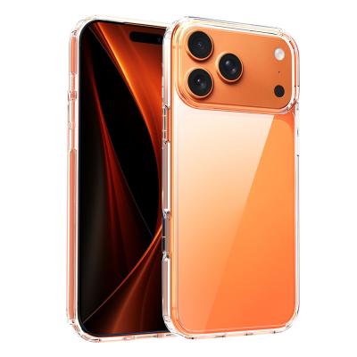China Shockproof Phone Case Transparent PC TPU Hybrid Drop Resistance Armor Mobile Phone Cover Clear Case for iPhone 17 Pro Max for sale