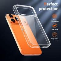 China Shockproof Phone Case Transparent PC TPU Hybrid Drop Resistance Armor Mobile Phone Cover Clear Case for iPhone 17 Pro Max for sale
