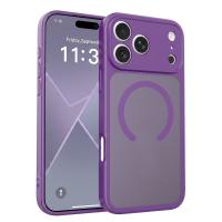 China Laudtec Translucent Matte Frosted Strong Magnetic Phone Case Phone Cover with Full Camera Protection for iPhone 17 16 15 Pro Max for sale