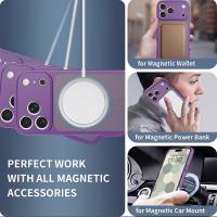 China Laudtec Translucent Matte Frosted Strong Magnetic Phone Case Phone Cover with Full Camera Protection for iPhone 17 16 15 Pro Max for sale