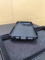 China Real Carbon Fiber Shockproof Mobile Case Ultra Thin Cover for iPhone 15 16 14 13 Plus Pro Max Laudtec for sale
