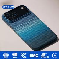 China Laudtec Carbon Fiber Phone Case for iphone Air 17 16 Pro Max Magnetic Ultra-Thin Lightweight Shockproof Woven Back Cover Sjk1109 for sale