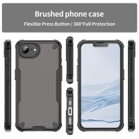China Hard Armor PC TPU Phone Case for iPhone 16E 2025 Shockproof Camera 360 Protection Brushed Phone Cover OEM ODM for sale