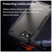 China Hard Armor PC TPU Phone Case for iPhone 16E 2025 Shockproof Camera 360 Protection Brushed Phone Cover OEM ODM for sale