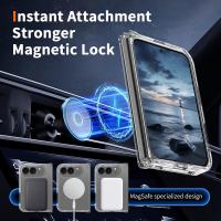 China For Two-Piece TPU+PC Transparent Shockproof Wireless Charge Magnetic Mobile Phone Case for iPhone 18 Fold Custom Logo OEM for sale