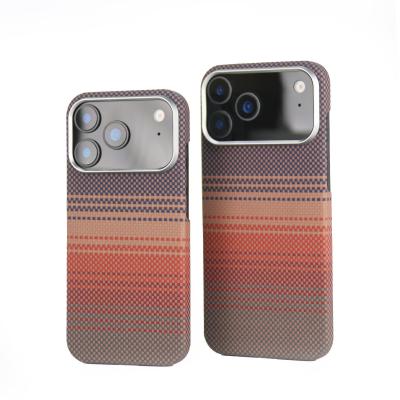 China Laudtec Real Carbon Fiber Phone Cases for I Phone Air 17 15 Pro Max 17E Simple Business Back Cover Custom Logo Oem/Odm Sjk1116 for sale