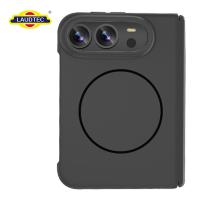 China Percent Light Transmittance Frost Sand Shell Foldable Magnetic Case for iPhone 18 Fold N52  Ultra Light Smudge Resistant OEM ODM for sale