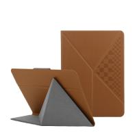 China For Laudtec Simple Business Universal Leather Tablet Case Adjustable Strap All-Size Stand Cover for 10.2-11 Inch for Samsung for sale