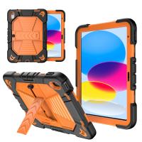 China For Laudtec Kids 10.9-Inch iPad 10th Generation Silicone Tablet Cover Custom Logo Protective Case Rotating Stand Hand for sale
