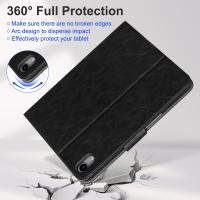 China Laudtec Genuine Leather Case for iPad Pro 13 Inch M4 2024 with Stylus Holder Protective Shockproof Premium Stand Auto Sleep/Wake for sale