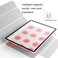 China Laudtec Double Magnetic PU Tablet Cover Slim Thin Business Tablet Cover Case for iPad Pro 11 for iPad Air 11 for sale