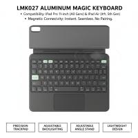 China Laudtec Aluminum Magnetic Backlit Keyboard Case with Trackpad, Waterproof Scratchproof Keycaps for iPad Pro 11 / iPad Air for sale