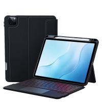 China Laptop Style Magnetic Keyboard Case for iPad Air 11 Inch BT Wireless Keyboard Case with Touchpad Pencil Holder for sale
