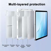 China White Smart Touchpad Keyboard Cover, Magnetic Wireless Protective Case for iPad 10/10.9/11 Inch A16, OEM Customization Available for sale