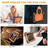 China For Laudtec Custom Logo Silicone Tablet Case for iPad 7th 9th 10.2 Inch Kids Shockproof Kickstand School Travel Office for sale