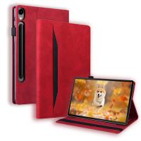 China Laudtec Flip Case for Samsung Tab S10FE+ Tablet Protective Case A9+11 Frosted Contrasting Color Card Holder Leather Cover for sale