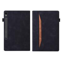 China Laudtec Flip Case for Samsung Tab S10FE+ Tablet Protective Case A9+11 Frosted Contrasting Color Card Holder Leather Cover for sale