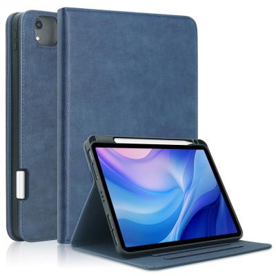 China Laudtec Fold Stand Leather Flip Case for iPad Air 11 2025 PU Leather Folio Cover Flip Stand Shell for iPad Air 5 for sale