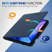 China Laudtec Fold Stand Leather Flip Case for iPad Air 11 2025 PU Leather Folio Cover Flip Stand Shell for iPad Air 5 for sale