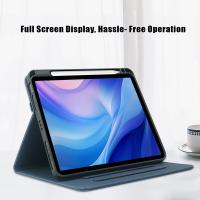 China Laudtec Fold Stand Leather Flip Case for iPad Air 11 2025 PU Leather Folio Cover Flip Stand Shell for iPad Air 5 for sale
