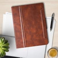 China Custom Leather Tablet Case for iPad Air Pro 13 11 10.9 Inch With Designs Business Cover Shockproof ODM OEM Logo Material for sale