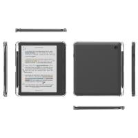 China With Stylus Holder Case for Kobo Libra Clara Colour 2E 2 Hd Sage 7 Inch E Reader Ebook Clear Tpu Soft Ereader Pbk158 Laudtec for sale