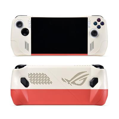 China Laudtec YXJ02 All-Inclusive 360 Protective Case for Asus Rog Ally Split Hard Cover Cowhide Handle Game Console Shell Skin for sale