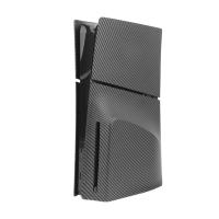 China Laudtec Sjk936 Carbon Fiber Texture Case Water Sticker Protective Replacement Shell for CD-ROM Version for PS5 Slim Game for sale