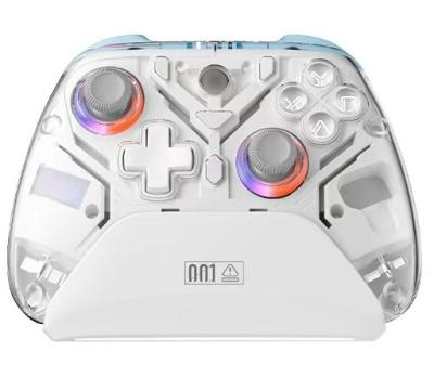 China ABS Wireless Gamepad for Nintendo for Switch Lite OLED 2 Motion Sensing Vibration & Rapid Fire Back Buttons Transparent PC for sale