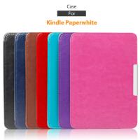 China PU E-Reader Cover for Kindle Paperwhite 11 Generation Protective Case Custom Logo Color Options CE Certified Private Label for sale