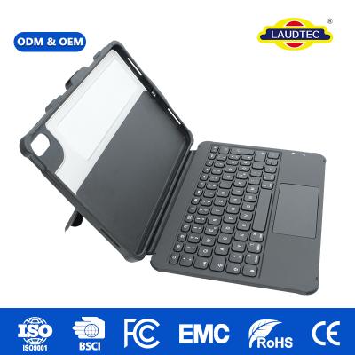 China Durable Keyboard Case with Pencil Holder, Anti-Scratch Protective & Adjustable Kickstand, School-Grade Drop-Tested for iPad A16 for sale