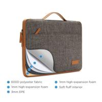 China For Laudtec Custom Logo Dnb74 Briefcase Polyester Laptop Messenger Bag with Shockproof Notebook Pocket for Business and Office Wholesale OEM/ODM/Private Label for sale