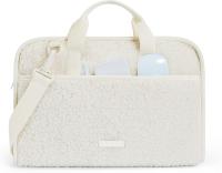 China Custom Thin Business Faux Fur Laptop Bag Shockproof Computer Sleeve with Adjustable Removable Shoulder Strap Handbag Cover Wholesale OEM/ODM/Private Label for sale