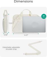 China Custom Thin Business Faux Fur Laptop Bag Shockproof Computer Sleeve with Adjustable Removable Shoulder Strap Handbag Cover Wholesale OEM/ODM/Private Label for sale