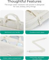 China Custom Thin Business Faux Fur Laptop Bag Shockproof Computer Sleeve with Adjustable Removable Shoulder Strap Handbag Cover Wholesale OEM/ODM/Private Label for sale
