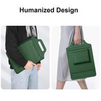 China For Pu Leather Laptop Backpack 3In1 Adjustable Tablet Holder Mouse Pad Luxury Handheld Stand Business Portable Dnb28 Wholesale OEM/ODM/Private Label for sale
