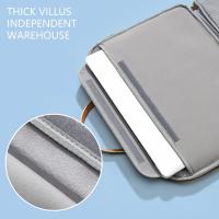 China For Laudtec 13-16 Inch PU Leather Laptop Bag 180° Opening Notebook Cover Portable Handbag for School Lap Top Briefcase Wholesale OEM/ODM/Private Label for sale