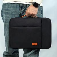 China For Laudtec 15 Inch Laptop Briefcase Custom Logo Simple Shoulder Bag Luxury Elegant Polyester Sling Sleeve Business Computer Bag Wholesale OEM/ODM/Private Label for sale