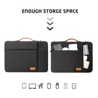 China For Laudtec 15 Inch Laptop Briefcase Custom Logo Simple Shoulder Bag Luxury Elegant Polyester Sling Sleeve Business Computer Bag Wholesale OEM/ODM/Private Label for sale