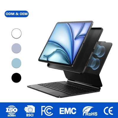 China Laudtec CE/RoHS Certified Magnetic Keyboard Case with Multifunction Trackpad OEM/ODM Accepted, for iPad Pro 11