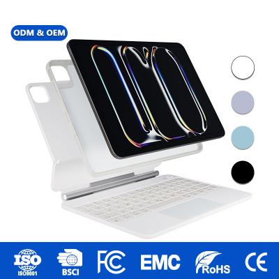 China Lightweight Keyboard Case with Built-in Pencil Storage&Magnetic Closure Designed for iPad Air 11