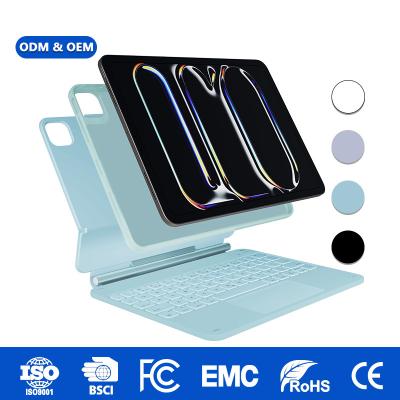 China Laudtec Magnetic Keyboard Case with Secure Closure & N54 Strong Magnets Fits for iPad Pro 11