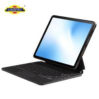 China Detachable Magnetic Keyboard for iPad 11'' with Touchpad and 7 Color Backlit UK US Layout 64 Keys Pen Holder Custom Logo Packing for sale