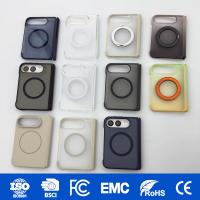 China Luxury Magnetic Phone Case with Two-Shot Molded PC Frame, Soft-Touch Matte Surface & Shockproof, OEM Custom for iPhone 18 Fold for sale