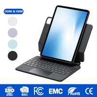 China Portable Super Strong Detachable Wireless Magnetic Keyboard With Touchpad and Pen Slot 64 Keys UK/US for iPad Pro/Air 11