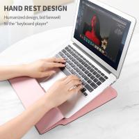 China Slim Protective PU Leather Sleeve for Macbook Air 13 Pro 14 Stylish Laptop Backpack for Laudtec DNB27 for sale