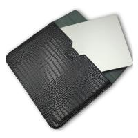 China Pu Leather Flap Style Case Bag Laptop Sleeve for Macbook Air 13.6 Inch 2024 2023 2022 Crocodile Grain Notebook Cover for sale