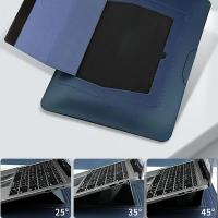 China Leather Bag Laptop Mouse Pad 2 in 1 Hand-held Computer Storage Bag Computer Simple Business Bags Covers for 13 14 15 for sale